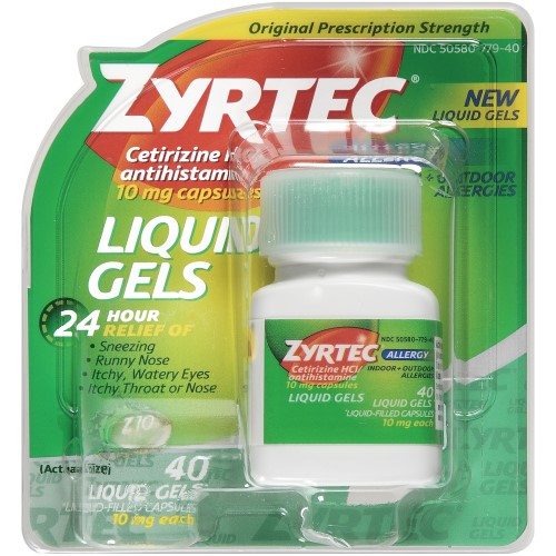 Zyrtec OTC 10mg Liquigel 40ct Wholesale Supplier 🛍️- Zyrtec OTC Superstore