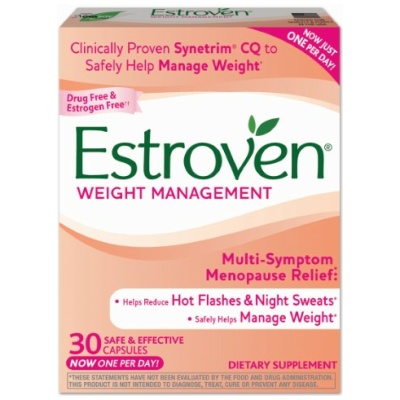 Estroven Weight Management + Menopause Relief Dietary Supplement, 30 ...