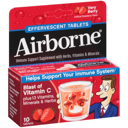 Airborne Tablet Very Berry 10ct Wholesale Supplier 🛍️- Airborne OTC ...