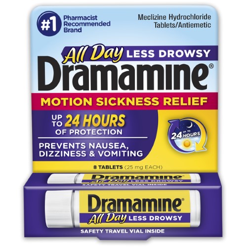 Dramamine Less Drowsy Tablet 8ct Wholesale Supplier 🛍️- Dramamine OTC ...