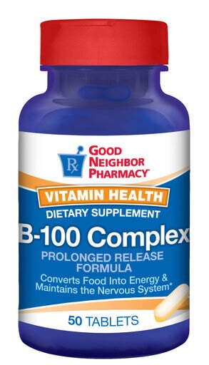 GNP Vitamin B-100 Complex Prolonged Release, 50 tablets Wholesale ...
