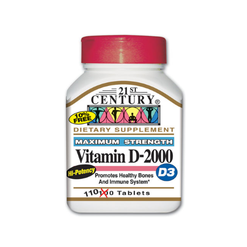 Vitamin D 2000Iu Tablet 110ct 21Cent Wholesale Supplier 🛍️- 21st ...