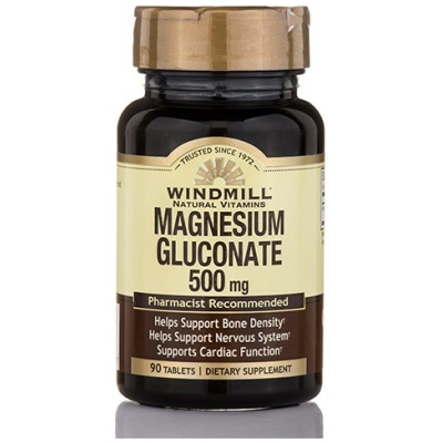 Magnesium Gluconate 500mg Tablet 90ct Windmill Wholesale Supplier 🛍️ ...