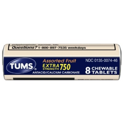 Tums Extra Tablet Fruit Single 8ct, Pack of 12 Wholesale Supplier 🛍️ ...