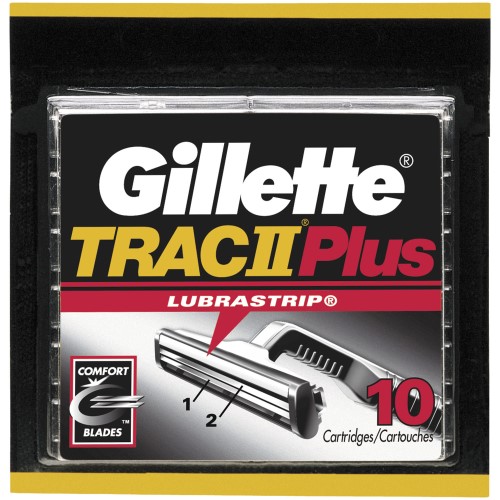 Gillette TRAC II Plus Men’s Razor Blades, 10 count Wholesale Supplier 🛍 ...