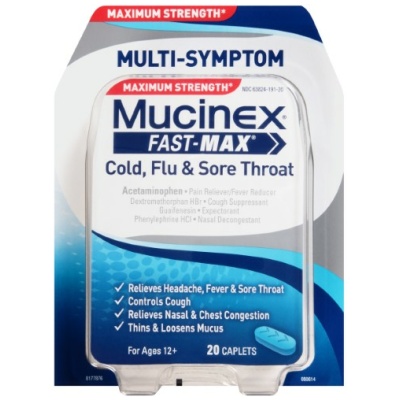 Mucinex Fast Max Cold Caplet 20ct Wholesale Supplier 🛍️- Mucinex OTC ...