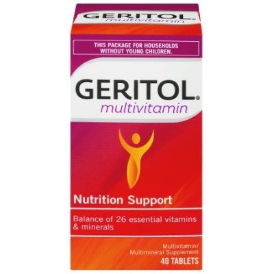 Geritol Multi-Vitamin Nutritional Support Tablets, 40 Count ...