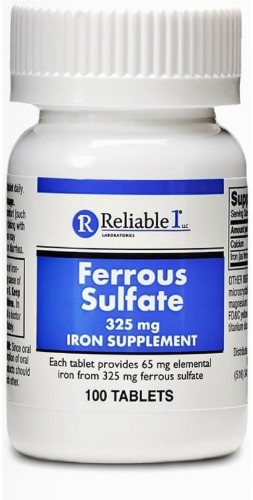 Reliable 1 Ferrous Sulfate 325mg, 100 Red Tablets Wholesale Supplier 🛍️ ...