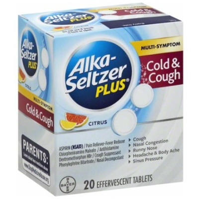 Alka-Seltzer Plus Cold&Cough Tab 20ct Wholesale Supplier 🛍️- Alka ...
