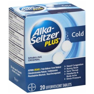 Alka-Seltzer Plus Cold Tablet 20ct Wholesale Supplier 🛍️- Bayer OTC ...