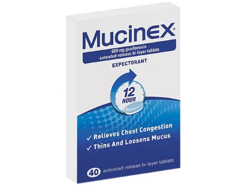Mucinex 12-Hour Chest Congestion Expectorant Tablets, 40 ct Wholesale ...
