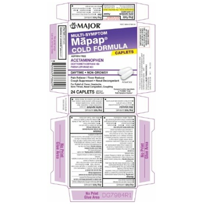 Mapap Acetaminophen Cold 325mg Capsule 24ct Wholesale Supplier 🛍️- OTC ...