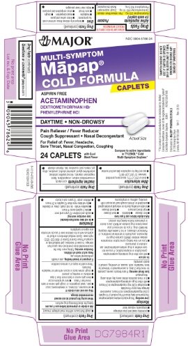 Mapap Acetaminophen Cold 325mg Capsule 24ct Wholesale Supplier 🛍️- OTC ...