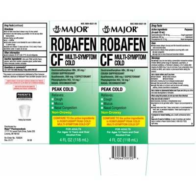 Robafen Cf Liquid 118 ml Wholesale Supplier 🛍️- Major OTC Superstore