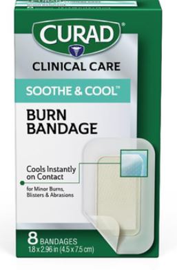 Soothe & Cool Burn Bandages, Assorted Sizes, 8 count Wholesale Supplier ...