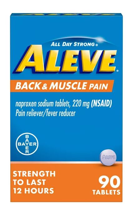 Aleve Back & Muscle Pain Tablets 90ct Wholesale Supplier 🛍️- Aleve OTC ...