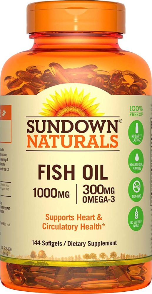 Sundown Naturals Fish Oil 1000 mg, 144 softgels Wholesale Supplier 🛍️ ...